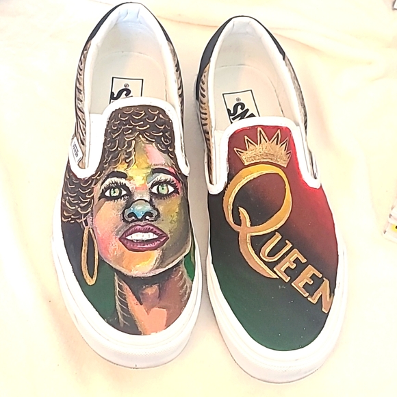 Vans | Shoes | Custom Queen Vans | Poshmark